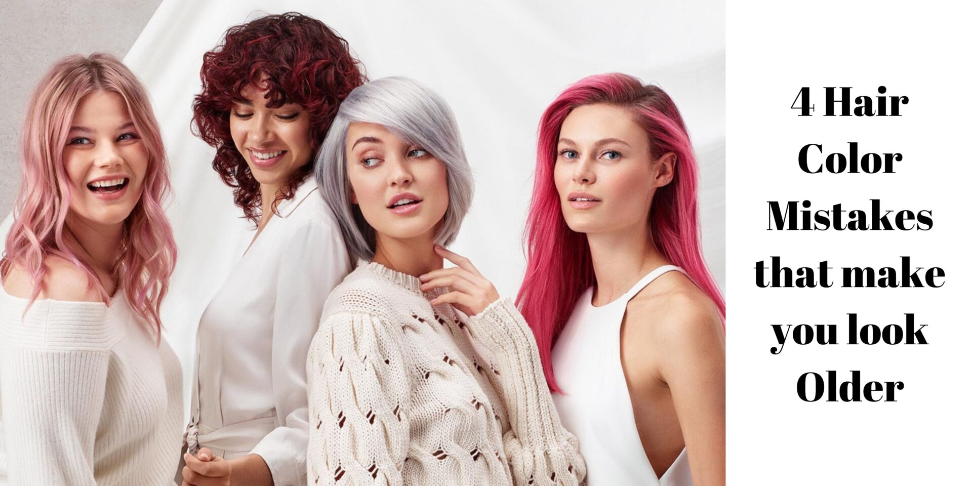 4 Hair Color Mistakes That Make You Look Older - Find Health Tips