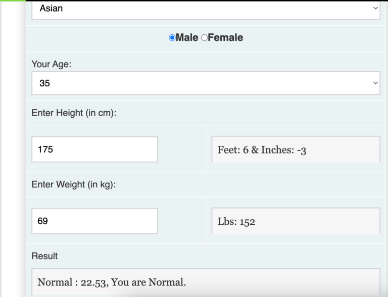 BMI Calculator - Find Health Tips